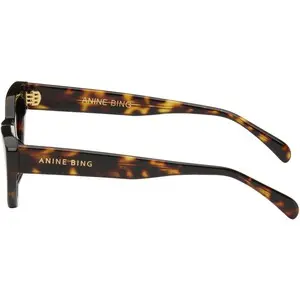 ANINE BING Tortoiseshell Cat-eye Sunglasses