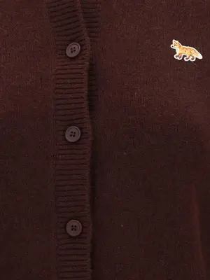 Maison Kitsuné Baby Fox Patch Knitted Cardigan