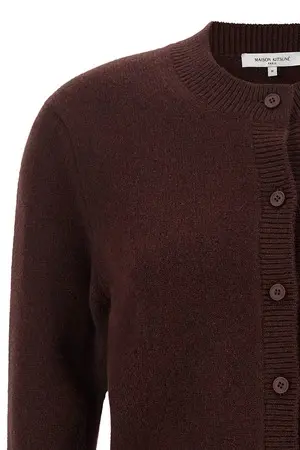 Maison Kitsuné Baby Fox Patch Knitted Cardigan