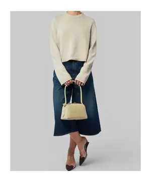 Alaïa Palazzo Denim Culottes - Light Blue