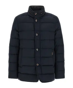 MOORER Long-sleeved Padded Jacket - Black