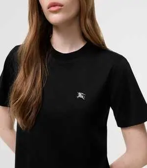 Burberry Cotton Embellished Equestrian Knight T-shirt