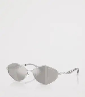 Michael Kors Gold Coast Irregular Cat Eye Sunglasses