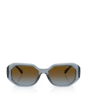 Michael Kors Siesta Key Rectangle Sunglasses - Blue