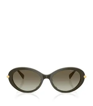 Michael Kors Rockaway Oval Sunglasses - Green