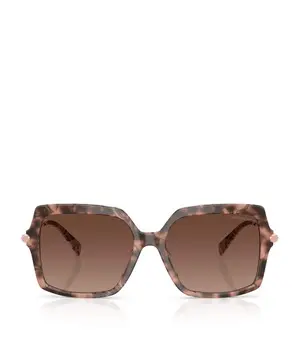 Michael Kors Quogue Square Sunglasses - Brown