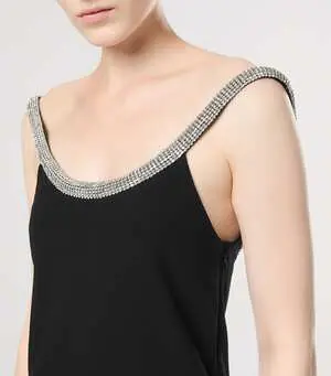 TOM FORD Satin Embellished Maxi Dress