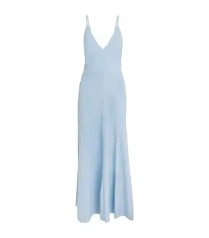 Gabriela Hearst Suede Brigita Midi Dress