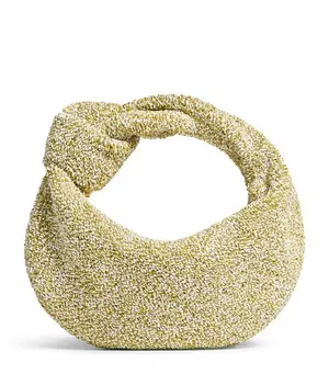 Bottega Veneta Raffia Jodie Shoulder Bag