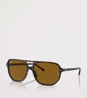 Ray-ban Tortoiseshell Bill One Square Sunglasses - Brown