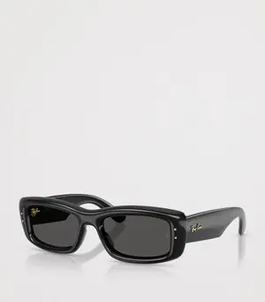 Ray-ban Kiliane Puffer Rectangle Sunglasses - Black