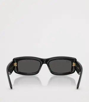 Ray-ban Kiliane Puffer Rectangle Sunglasses - Black