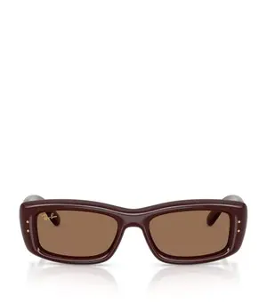 Ray-ban Ray-Ban Kiliane Puffer Rectangle Sunglasses Brown