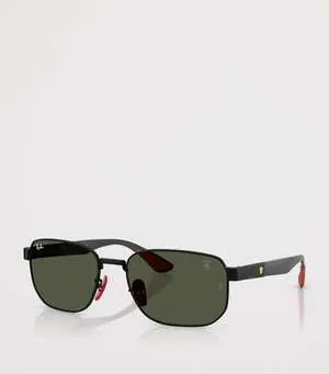 Ray-ban Scuderia Ferrari Square Frame Sunglasses