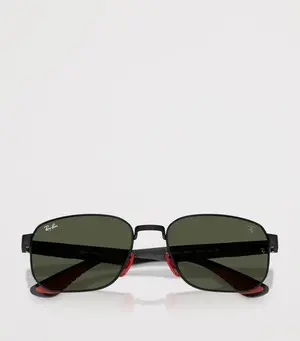 Ray-ban Scuderia Ferrari Square Frame Sunglasses