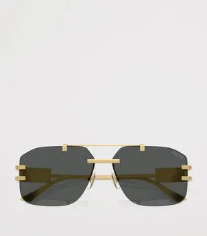 Versace Irregular Square Sunglasses