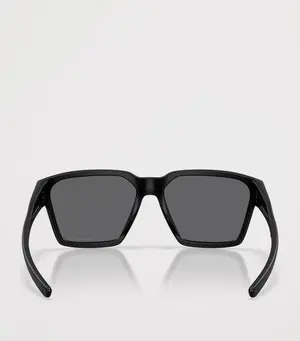 Oakley Briza Polarized Square Frame Sunglasses - Black