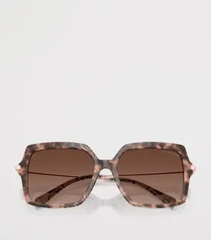 Michael Kors Quogue Oversized Square Frame Sunglasses