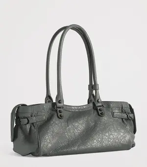Balenciaga Lambskin Le City East-west Shoulder Bag