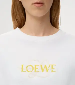 Loewe Embroidered Logo T-shirt - White