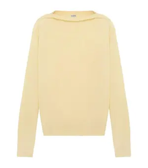 Loewe Stretch-wool Boat-neck Sweater