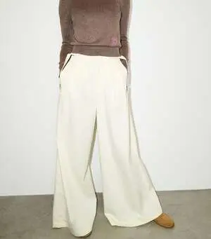 Max & Co. Cotton Pleated Wide-leg Trousers