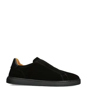 Magnanni Suede Laceless Sneakers