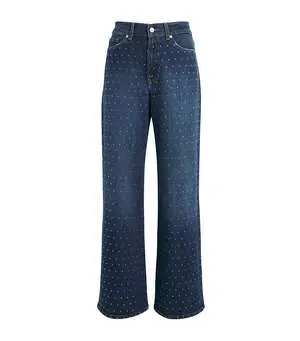 7 For All Mankind Embellished Jeans For Women