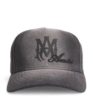 Amiri Logo Script Baseball Cap - Black
