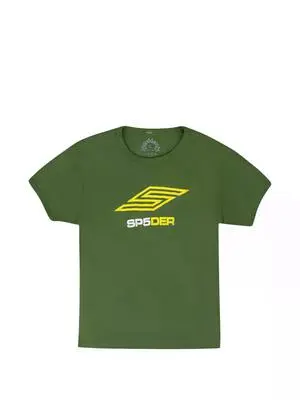 SP5DER Logo-print Short-sleeve T-shirt - Green