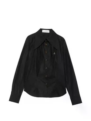 VIVIENNE WESTWOOD Orb-embroidered Cotton Shirt