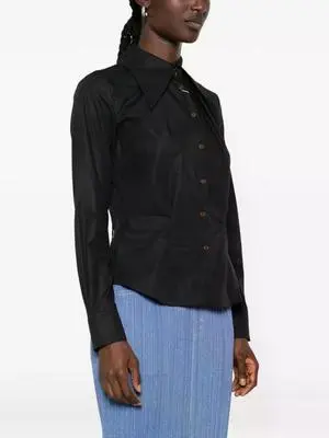 VIVIENNE WESTWOOD Orb-embroidered Cotton Shirt