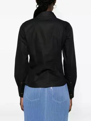 VIVIENNE WESTWOOD Orb-embroidered Cotton Shirt