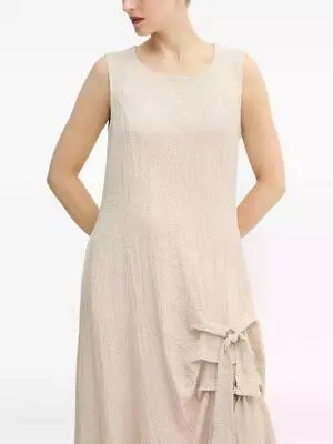 Joseph Ribkoff Crinkle-effect Ruffled Midi Dress