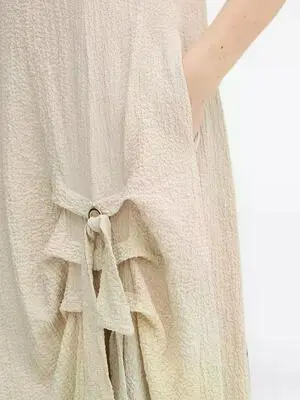 Joseph Ribkoff Crinkle-effect Ruffled Midi Dress
