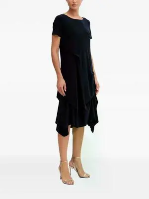 Joseph Ribkoff Asymmetric Hem Midi Dress
