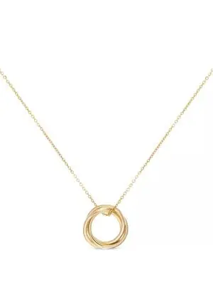 AUREE JEWELLERY Knightsbridge Russian Wedding Ring Necklace - Gold