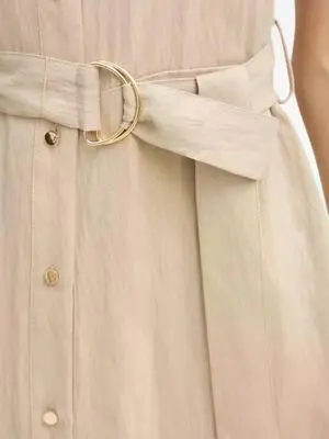 Joseph Ribkoff Belted Button-front Midi Dress