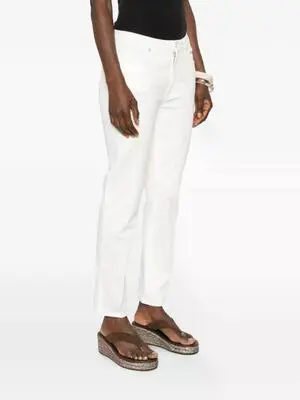 NINE:INTHE:MORNING Logo Patch Straight Leg Jeans