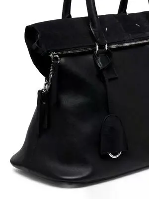 MAISON MARGIELA 5ac Soft Calf Leather Shoulder Bag - Black