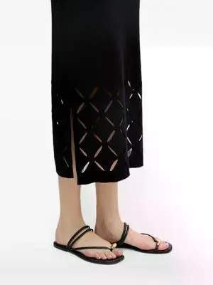 Joseph Ribkoff Cut-out Sleeveless Midi Dress