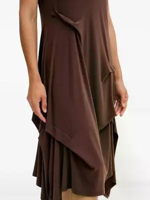 Joseph Ribkoff Asymmetrical Hem Midi Dress