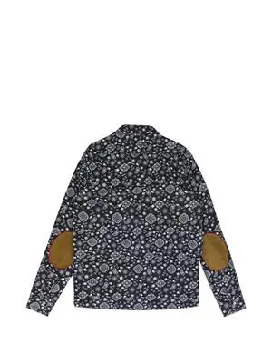 Rhude Bandana-print Elbow-patch Shirt