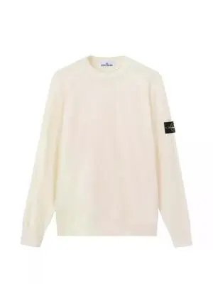 Stone Island Logo-patch Sweater - Neutrals
