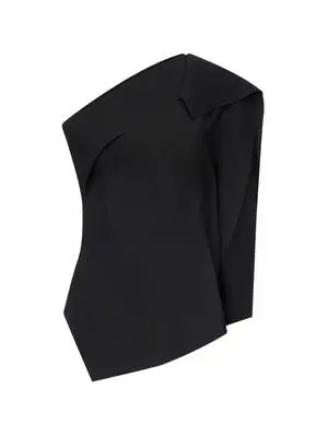 FFORME One-shoulder Draped Top
