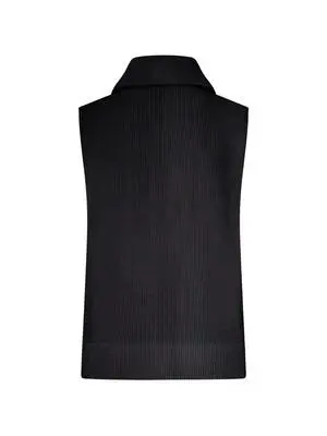 MAISON MARGIELA Ribbed-knit Zip-up Vest