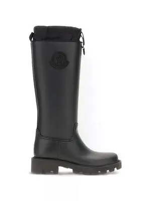 Moncler Kickstream High Rain Boots - Black