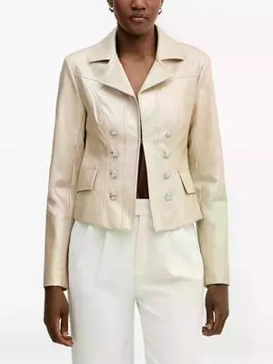 Joseph Ribkoff Double-breasted Jacket - Gold