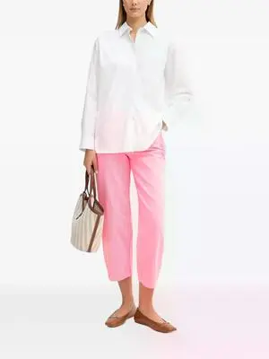 LOLA CASADEMUNT Logo-patch Cropped Jeans