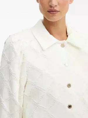 Joseph Ribkoff Textured Diamond-pattern Jacket